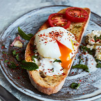 Easy Turkish style breakfast - Clarence Court Recipes